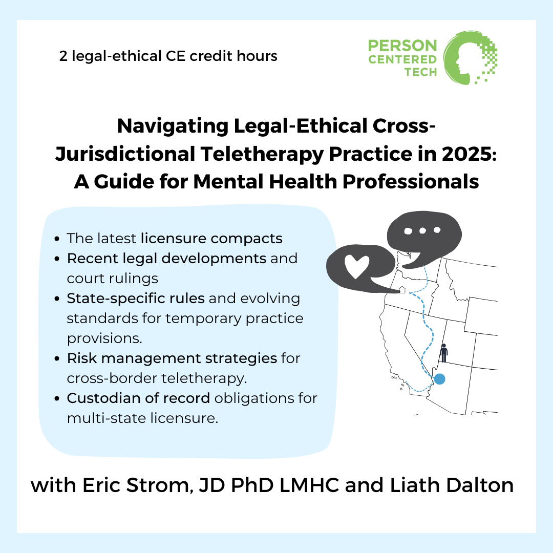 Navigating Legal-Ethical Cross-Jurisdictional Teletherapy Practice in ...